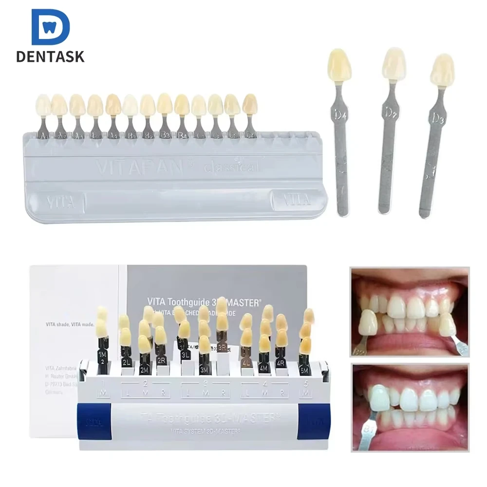 16/29Colors Teeth Shade Guide Classical Dentistry Whiting Porcelain ...