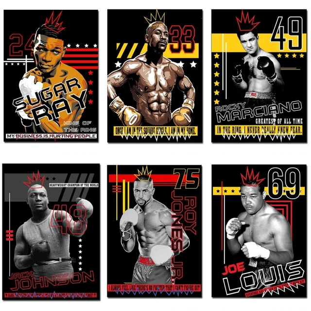 Boxing Legends Collage