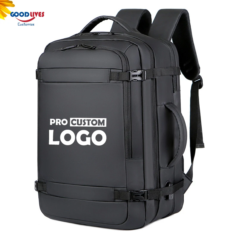 Expandable Large Capacity Waterproof Backpack with USB Study Work ...