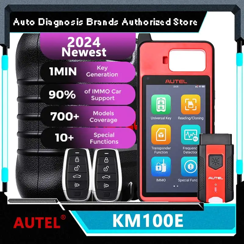 Autel-KM100-Key-Programmer-V200-Universal-Key-Generator-Lifetime-Free ...