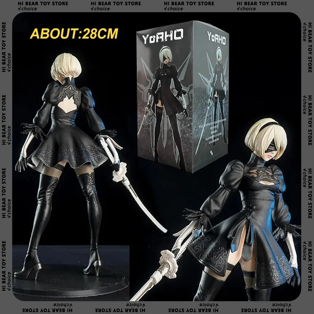 Yorha-Figure-NieR-Automata-2B-No-2-Tpye-B-Anime-Figures-Deluxe-28cm-Pvc ...
