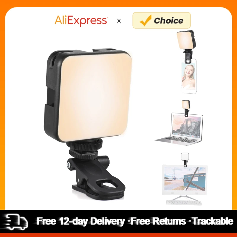 Andoer-W64-Mini-Clip-on-LED-Video-Light-Mobile-Phone-Fill-Light-Tablet ...