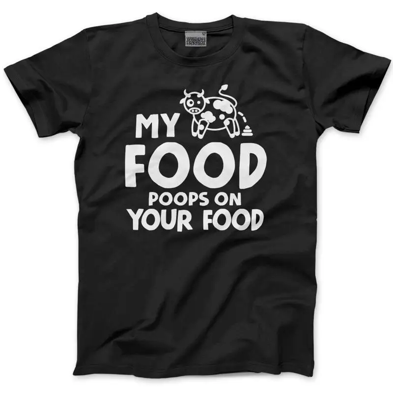 My Food Poops On Your Mens T Shirt Carnivore Funny Humour Meat Bbq F ...