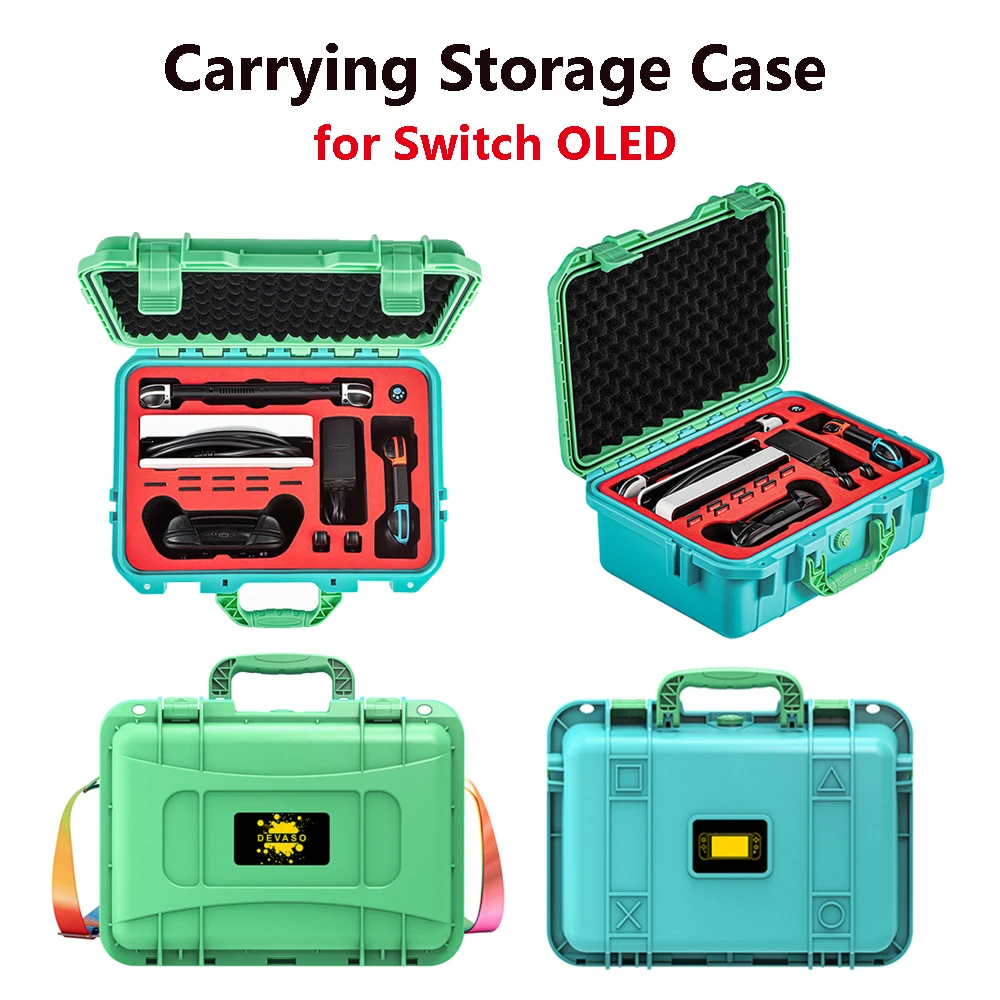 For-Switch-OLED-Game-Console-Hard-Case-Portable-Carrying-Suitcase ...