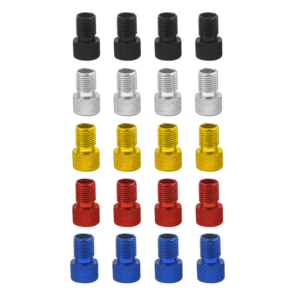 4Pcs Bike Valve Presta to American Converter Aluminum Alloy Bicycle ...