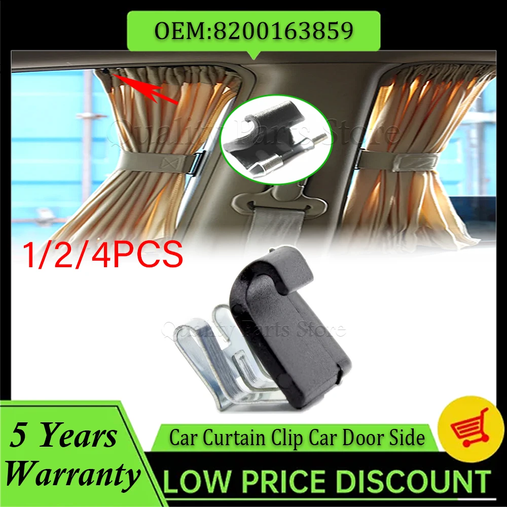Rear Door Curtain Clip Door Side Windows Holder Fastener Clips For Megane 2 3 For Fluence Laguna ...