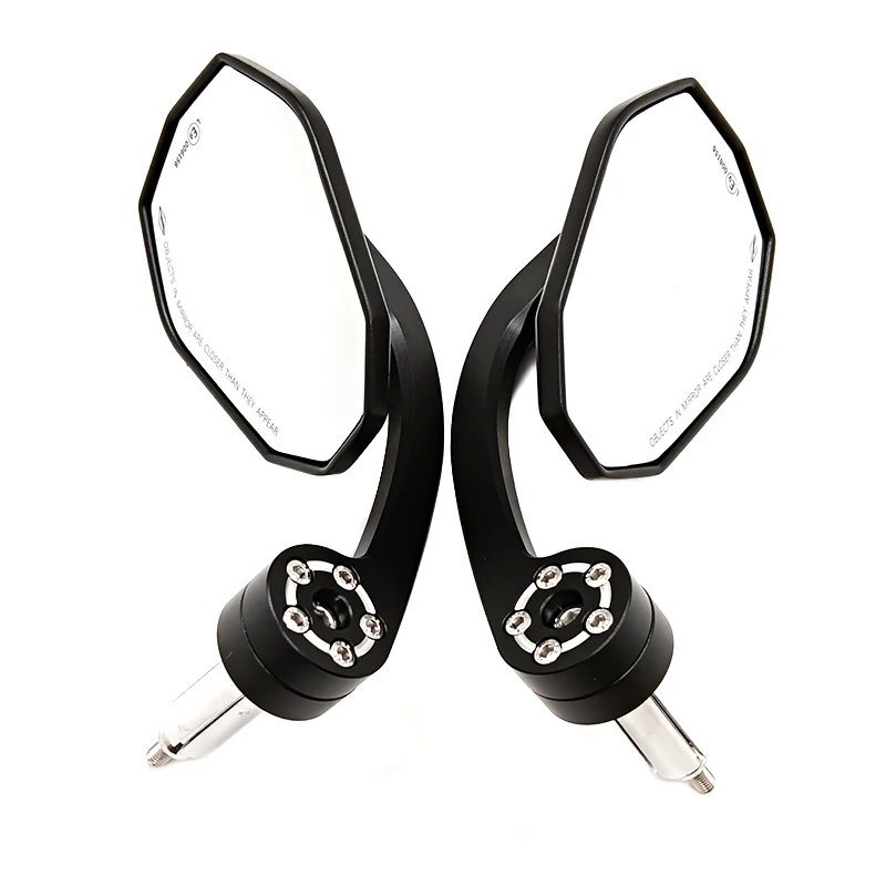 Motorcycle-Black-Universal-Handlebar-mirror-CNC-motorcycle-accessories ...