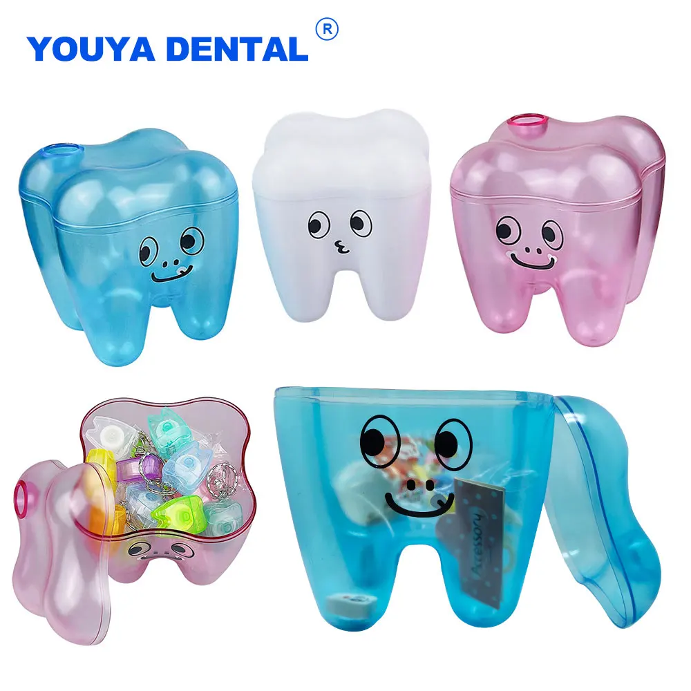 Dental-Cute-Tooth-Shaped-Storage-Box-Plastic-Desktop-Storage-Case ...