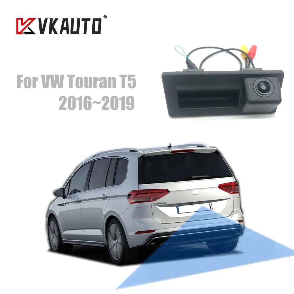 VKAUTO Trunk Handle Camera For VW Touran T5 2016 2017 2018 2019 2020 ...