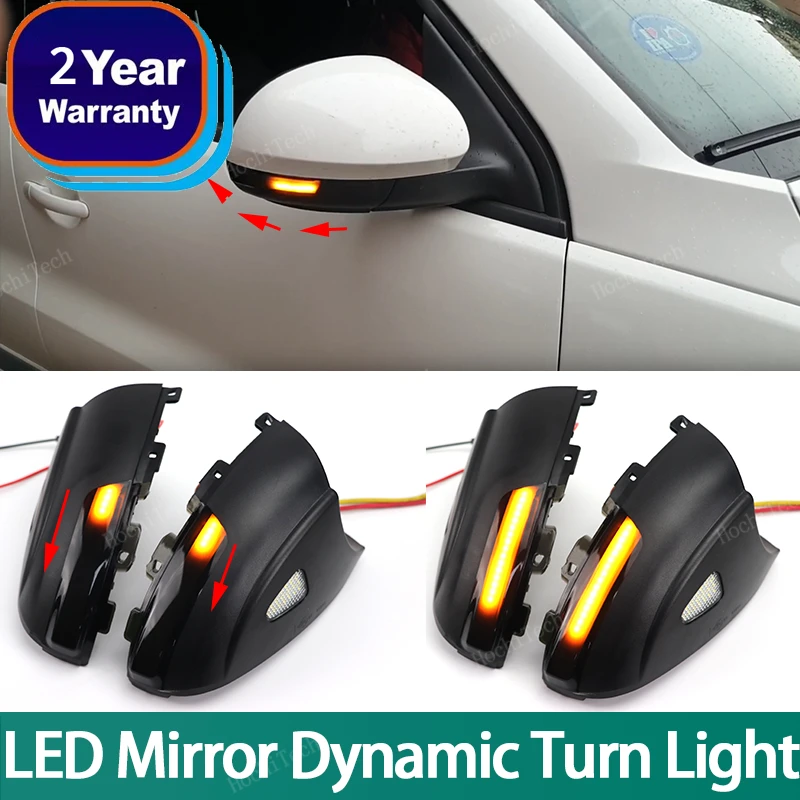 2x-Dynamic-Blinker-LED-Turn-Signal-Light-Indicator-Side-Mirror-Lamp-For ...