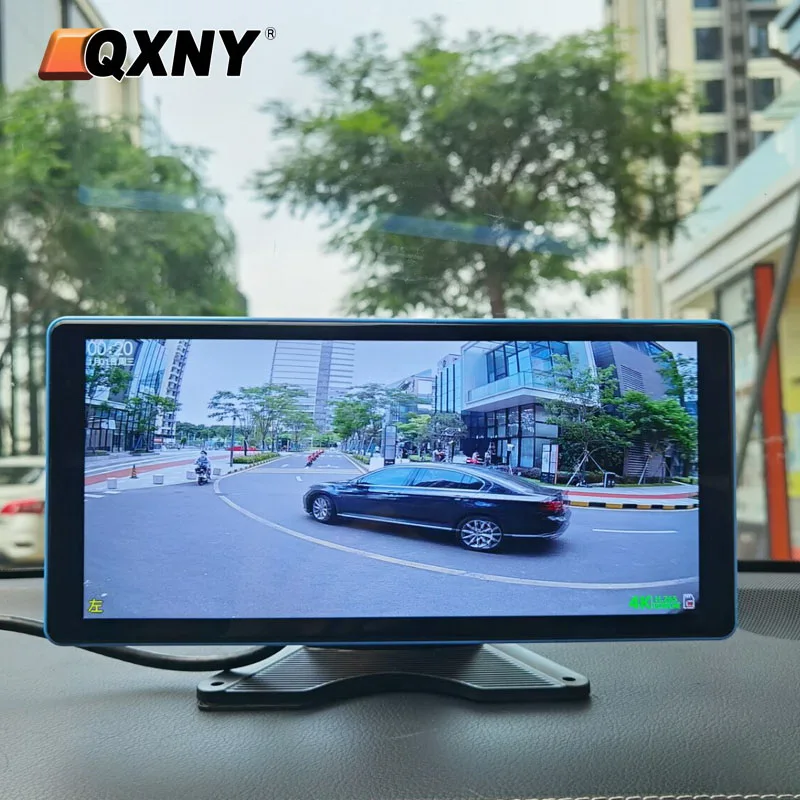 트리플 카플레이 모니터 애플 무선 후방카메라 1036 인치 터치 4 채널 분할 화면 자동차 Dvr 티몬