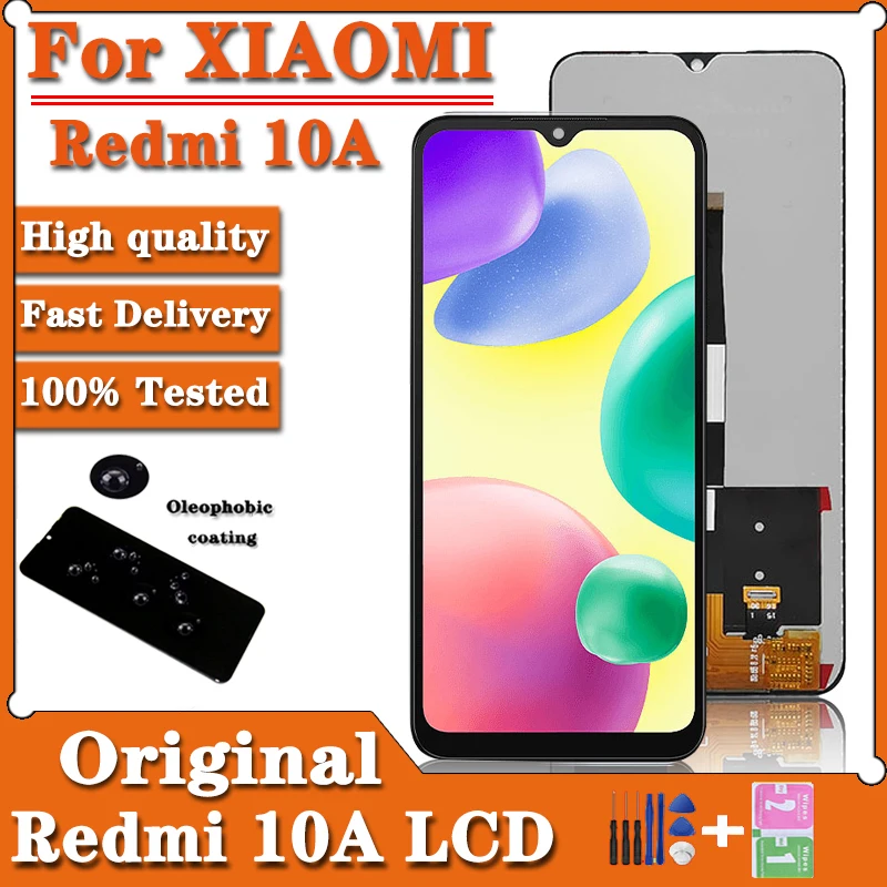 100-Original-For-Xiaomi-Redmi-10A-LCD-with-10-Touch-Points-For-Model ...