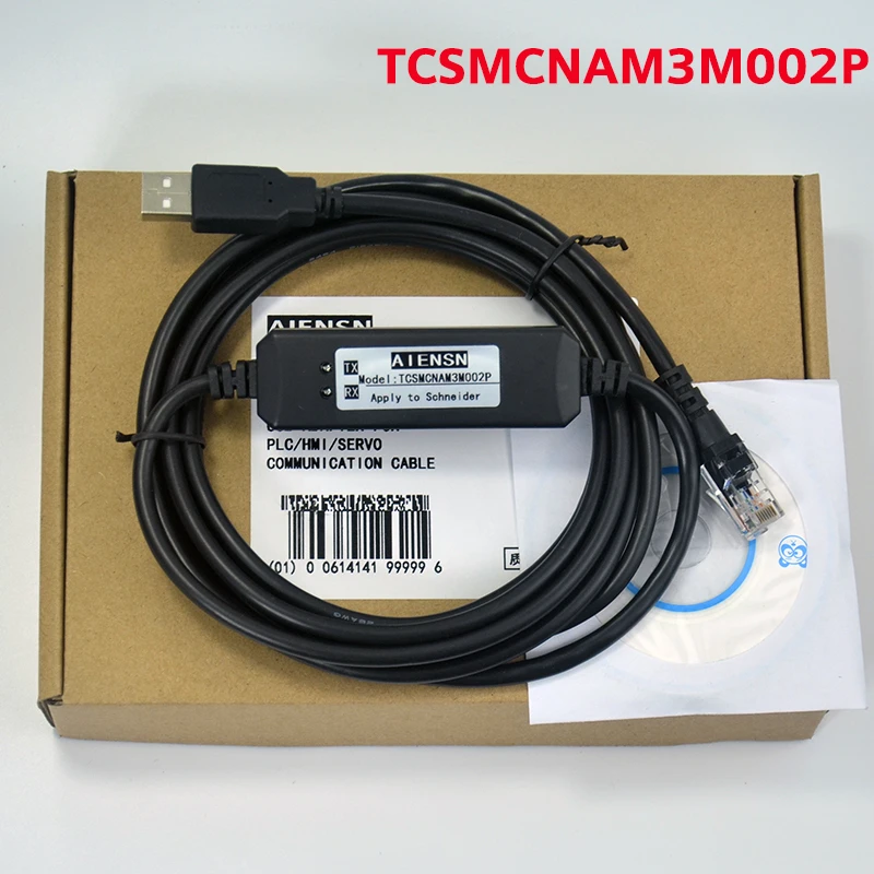 TCSMCNAM3M002P USB RJ45 Programming Cable for Debugging Schneider ATV ...