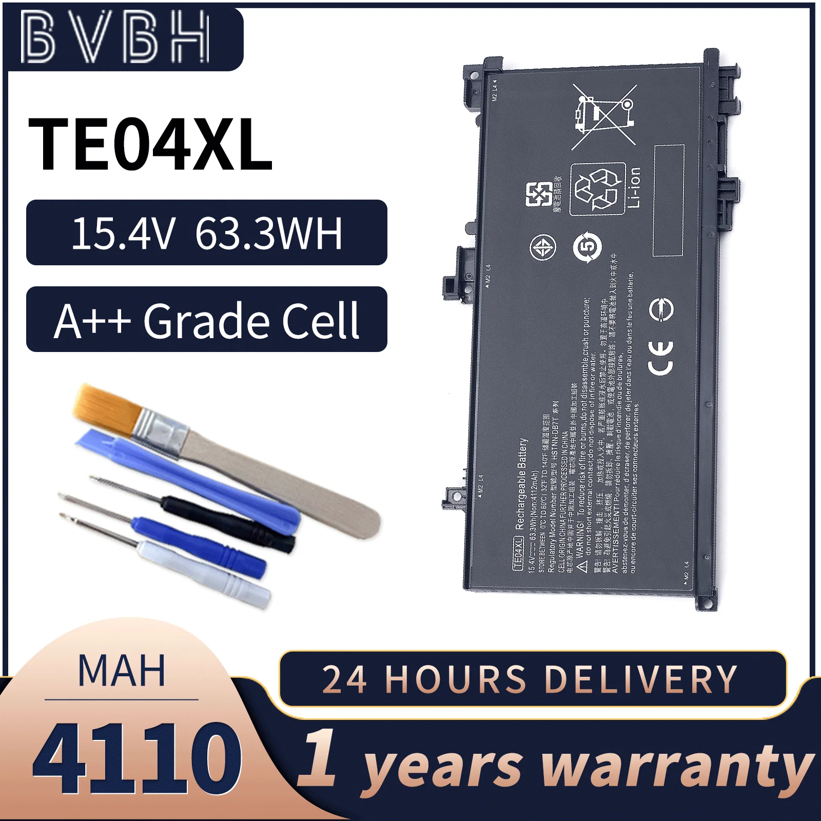 TE04XL Laptop Battery For HP OMEN 15-AX200 15- AX218TX 15-AX210TX 15 ...