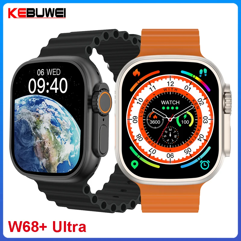 W68 + ultra smartwatch w68 ultra max série 8 nfc smartwatch masculino ...