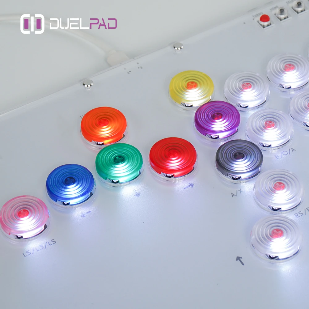 Duelpad-HitBox-Fighting-Joystick-Leverless-MX-Keycaps-With-Diameter-20 ...