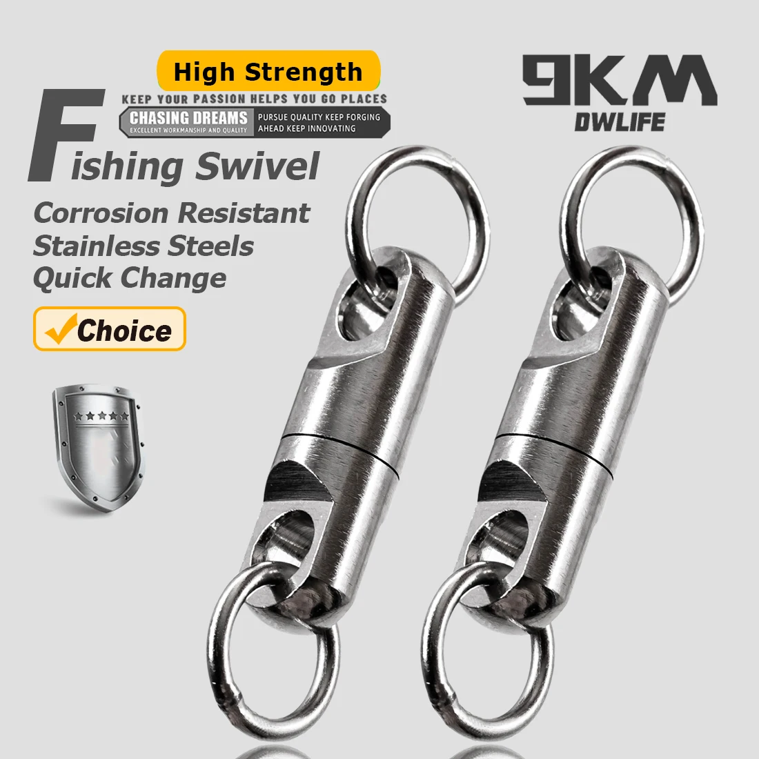 Heavy Duty Fishing Swivels Ball Bearing Swivel with Solid Welded Rings ...