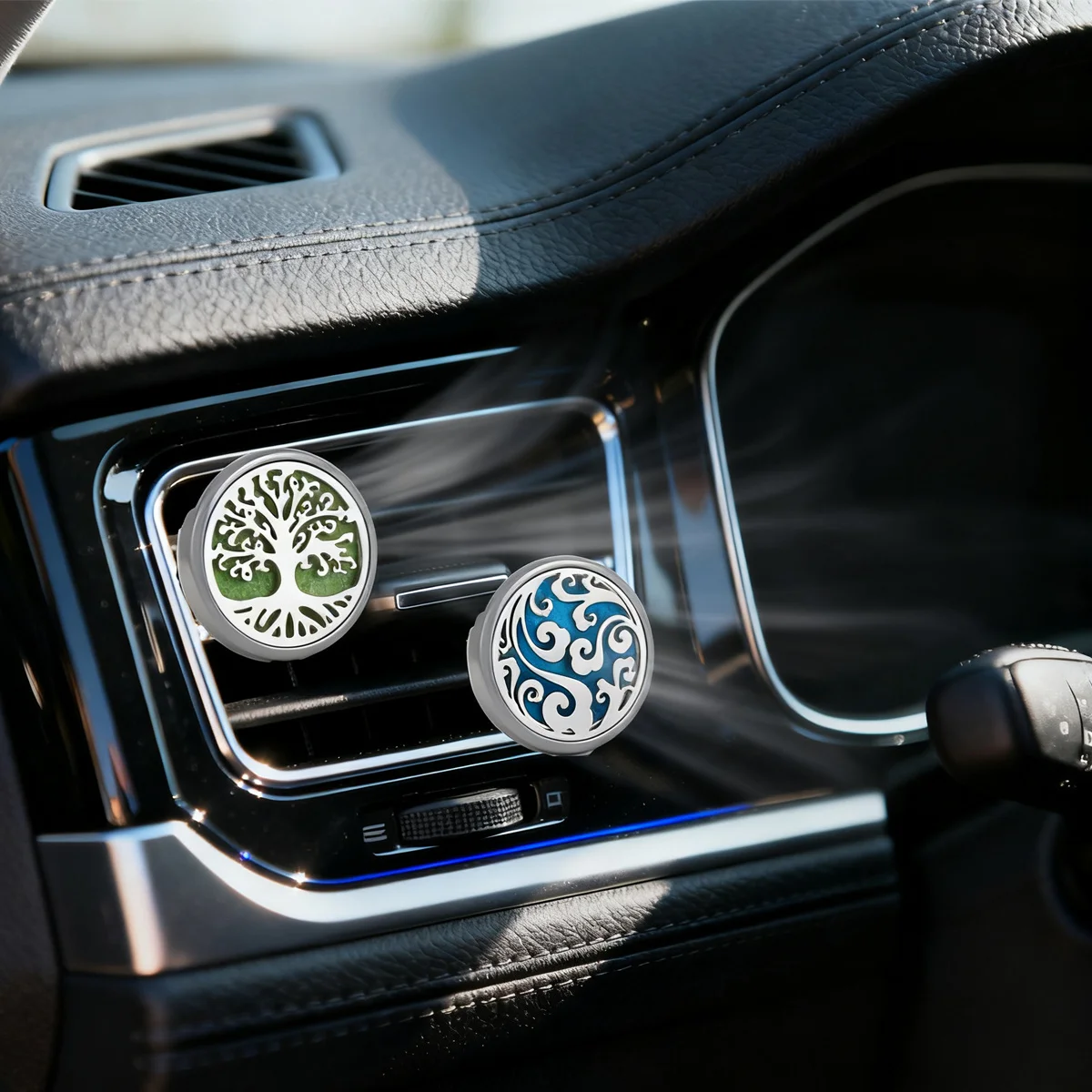 Car fragrance diffuser, 1 set of vent clip diffusers, interior ...