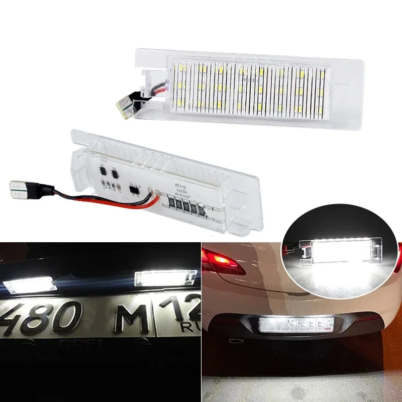 2Pcs-OEM-GM20944894-12V-White-LED-Number-License-Plate-Lights-For-Opel ...