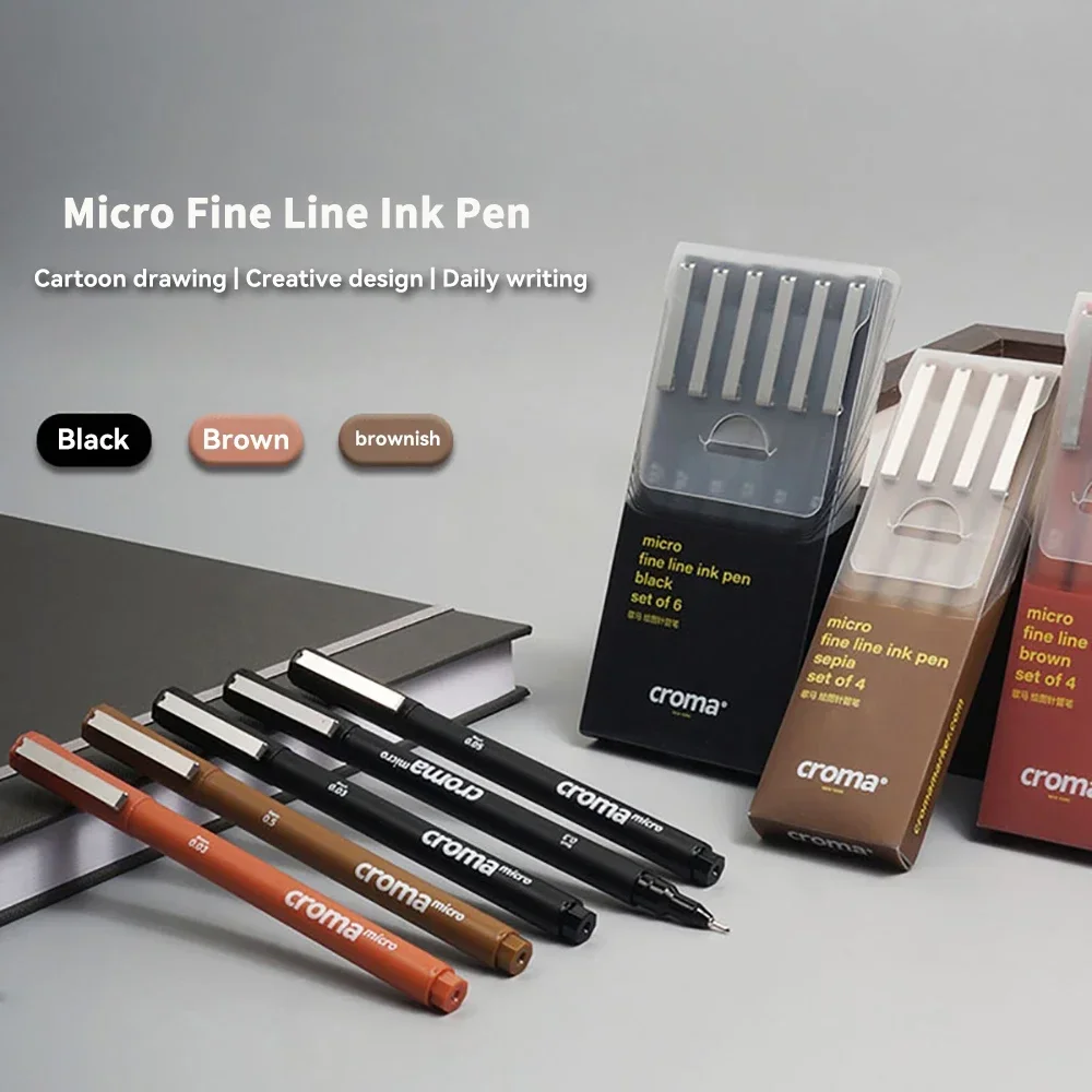 Art Manga Outlining Pen Pigment Liner Micron Pen Marker Set Hook Line ...