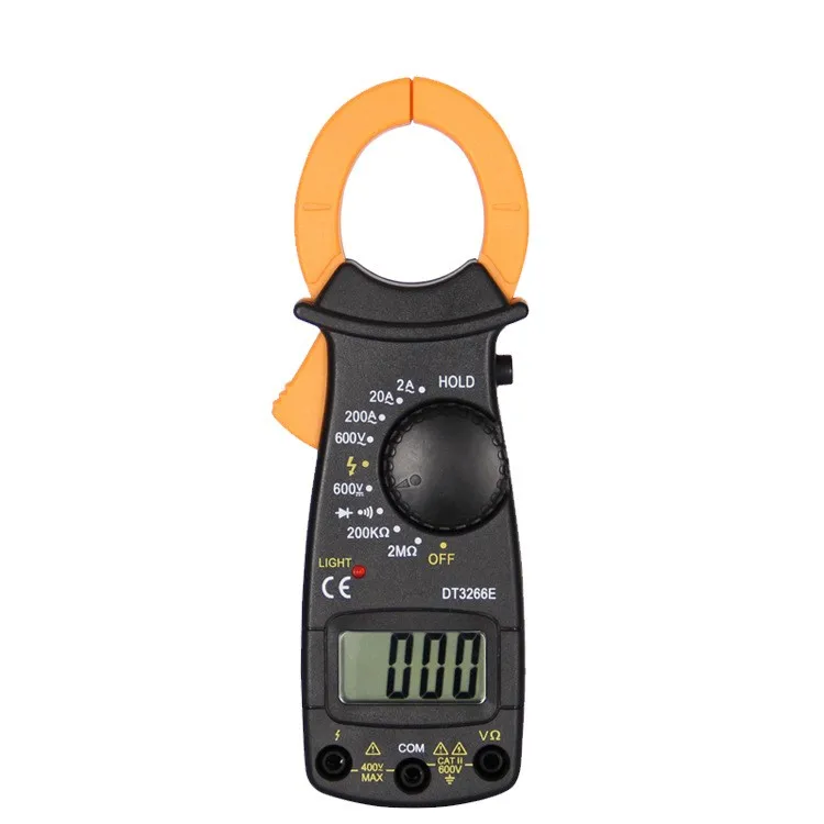 New clamp ammeter DT3266L Current clamp anti burning protection design ...
