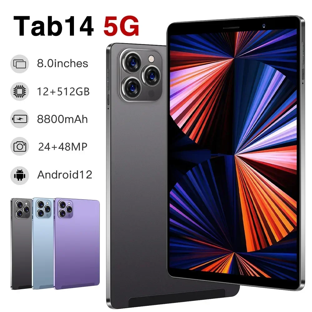 Vers-o-Gobal-Tab14-Tablet-PC-8-Android-12-Bluetooth-16GB-1TB-Deca-Core ...