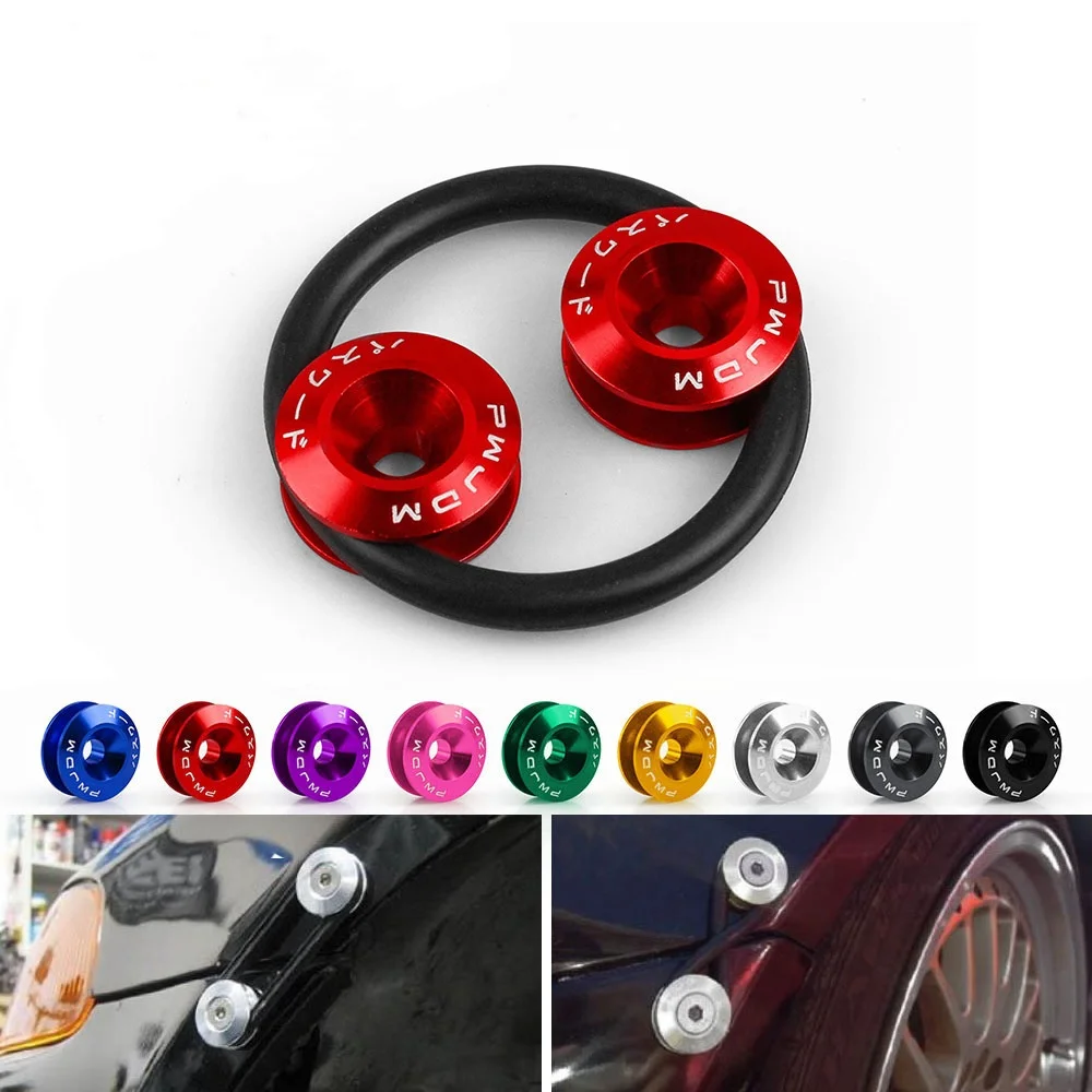 Aluminum-JDM-Quick-Release-Fasteners-Bumper-For-Car-Trunk-Fender-Hatch ...