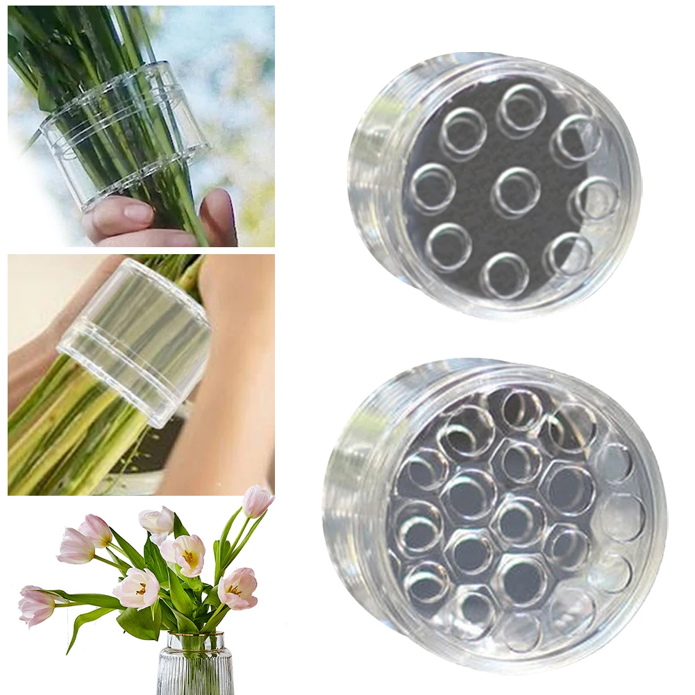 1-2-Pcs-Spiral-Stem-Holder-DIY-Bouquet-Floral-Arranger-Plastic-Bouquet ...