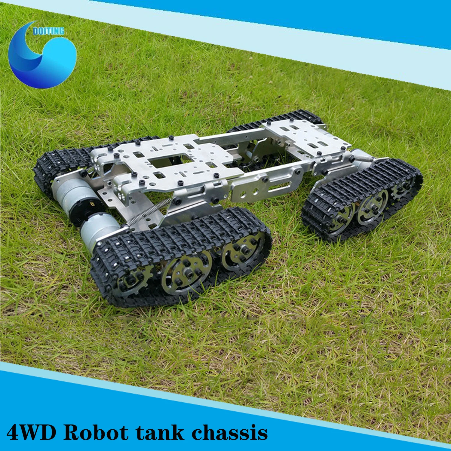 RC Metal Tracked Vehicle Track Obstacle surmounting Tank Car Chassis ...