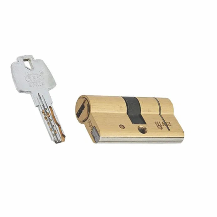 Anti-Drill-Double-Pins-Euro-Brass-Cylinder-Lock-Double-Open-Key-Key ...