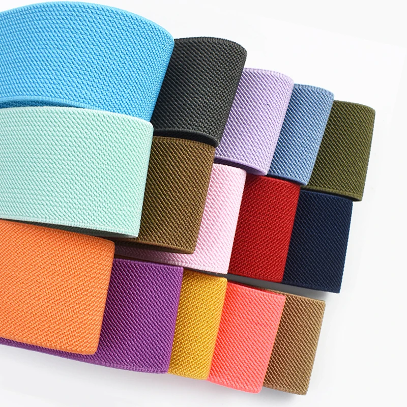 3/5/10M 38mm Elastic Bands for Waistband Backpack Shoulder Rubber Band ...