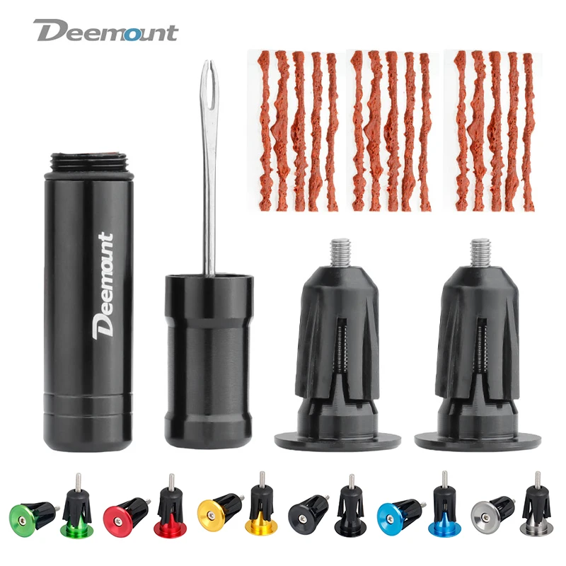 Bicycle Tubeless Tyre Repair Tool Set Bar End Hidden Glue Free Bike ...