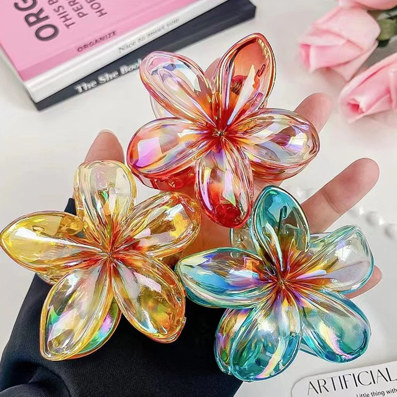 AISHG-Korean-Gradient-Flower-Hair-Clip-for-Women-Fashion-Personalized ...