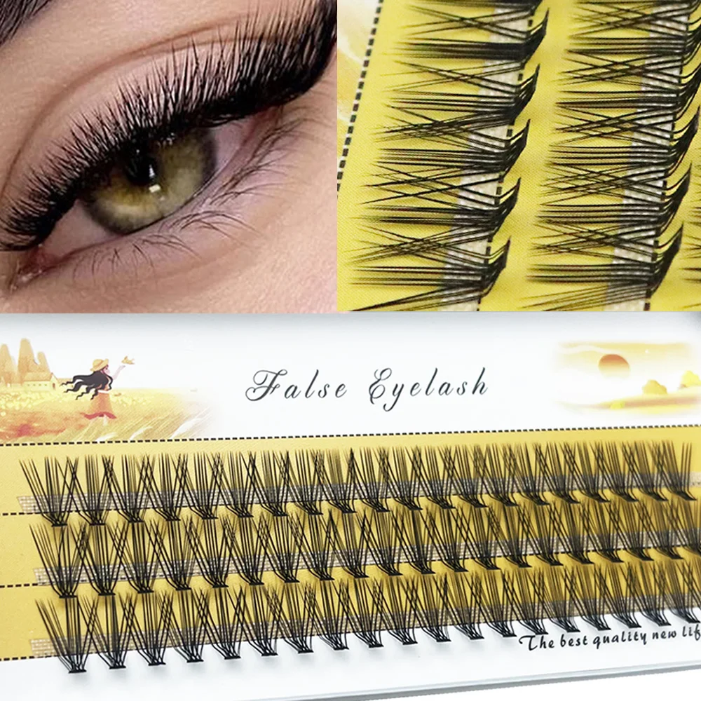 New-20D-L-type-Cluster-Eyelash-Natural-Eyelash-Extension-3D-Russian ...