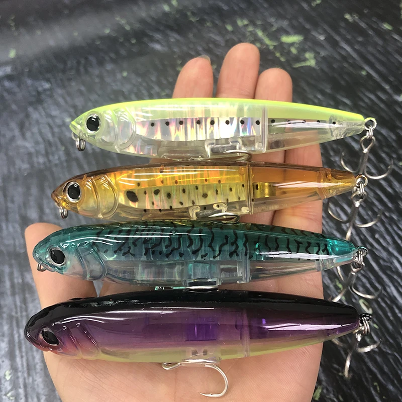 Surface-Pencil-Fishing-Lure-17g-Floating-Wobbler-Laser-Hard-Swimbait ...