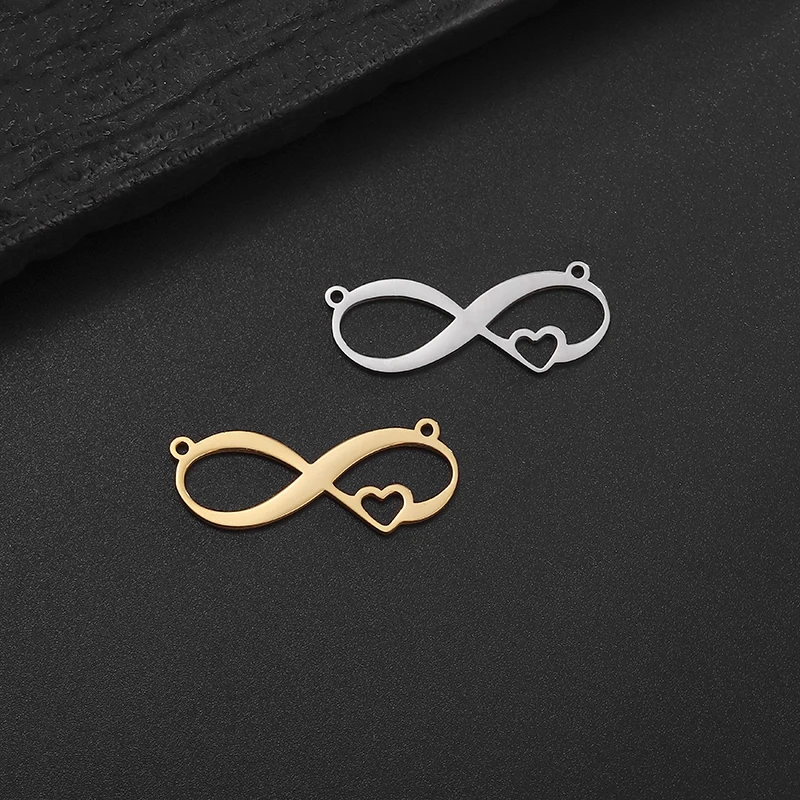 5pcs-Lot-Infinity-Symbol-Charms-Connection-25x10mm-Stainless-Steel ...