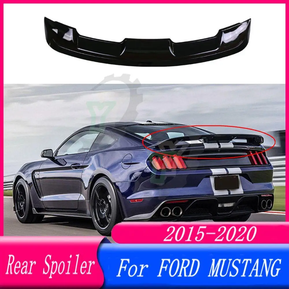 High Quality ABS Plastic Car Rear Trunk Spoiler Rear Wing Lip Trim For ...