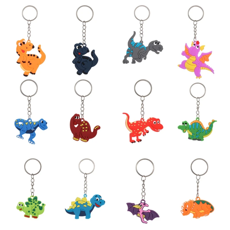 12-Pieces-Dinosaur-Keychains-Keyrings-Decoration-for-Birthday-Party ...