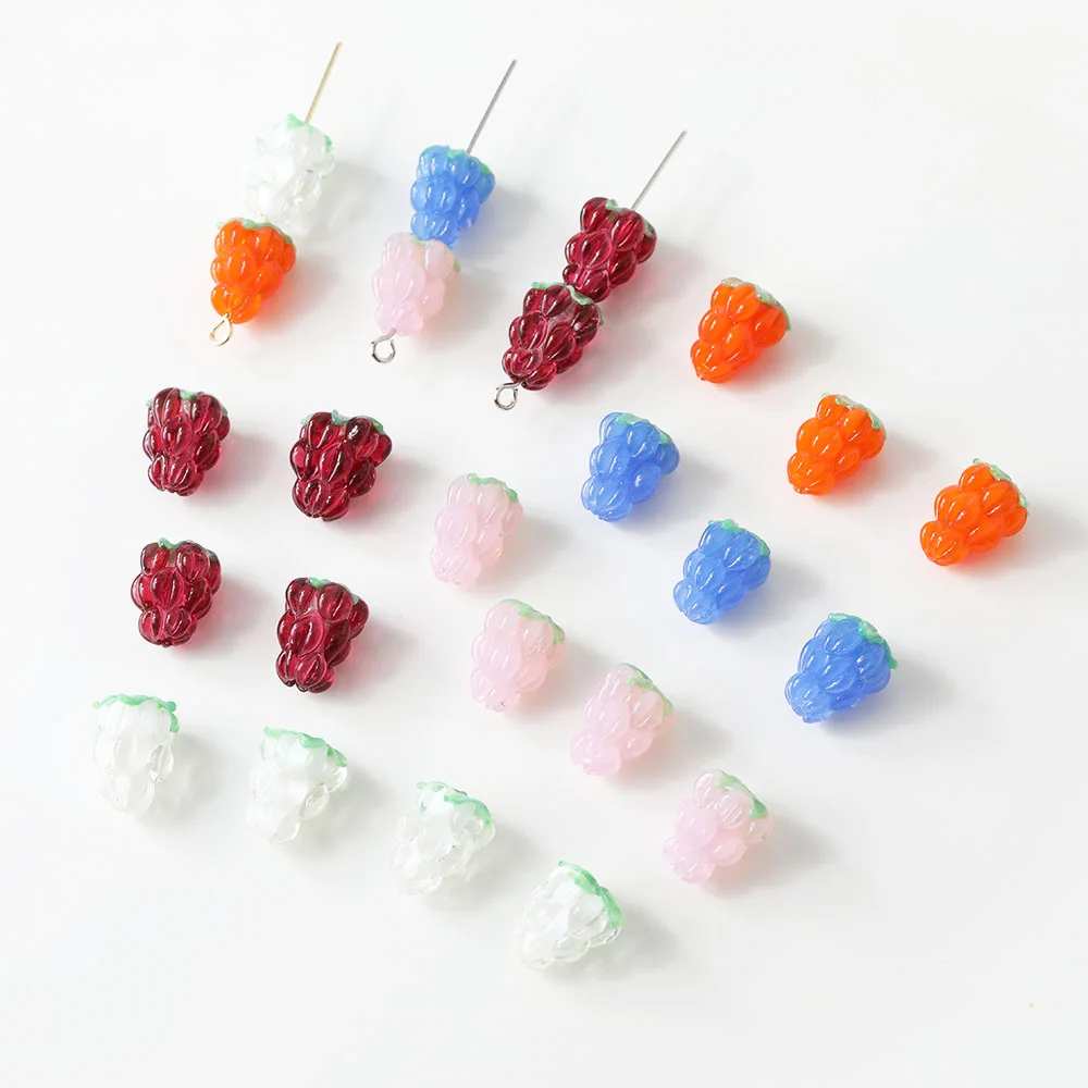 Glass Pendant Charms | Glass Accessories | Raspberry Beads - Jewelry ...