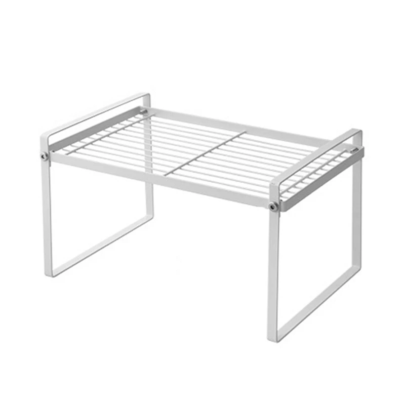 Space Saving Rack,Stackable Kitchen Shelving ,Adjustable Organizer Rack ...
