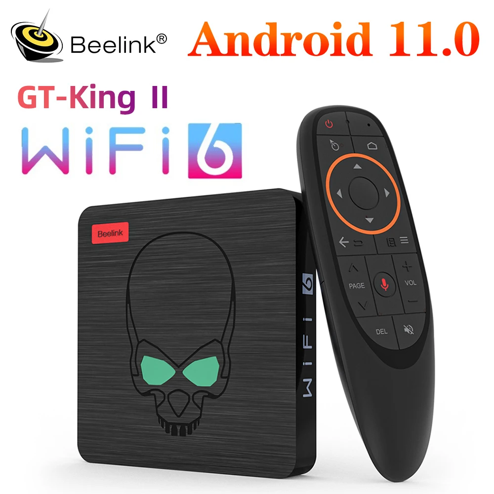 Beelink Gt King Ii Wifi 6 Tv Box Android 11.0 Amlogic A311d2 Octa Core ...
