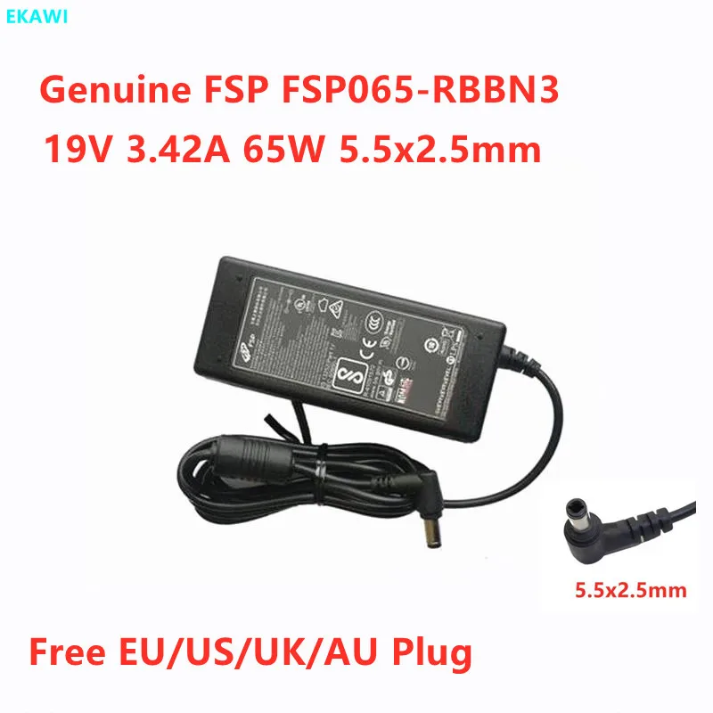 Genuine FSP FSP065-RBBN3 19V 3.42A 65W 5.5x2.5mm FSP065-REBN2 AC ...