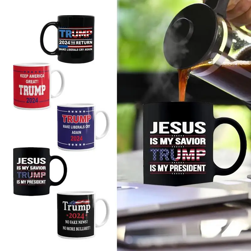 350ml Trump Mug Ceramic Coffee Tea Mug Unique Gift Mugs Donald Trump ...