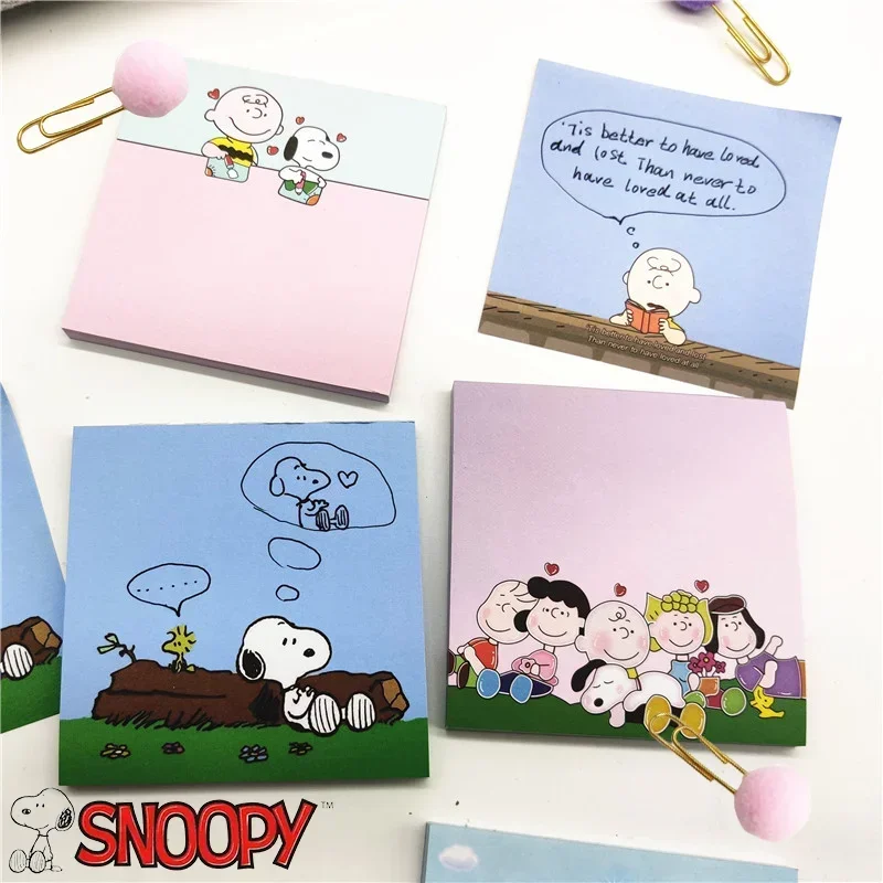 Snoopy-Note-Book-Portable-Tearable-Cartoon-Stationery-Sticky-Note ...