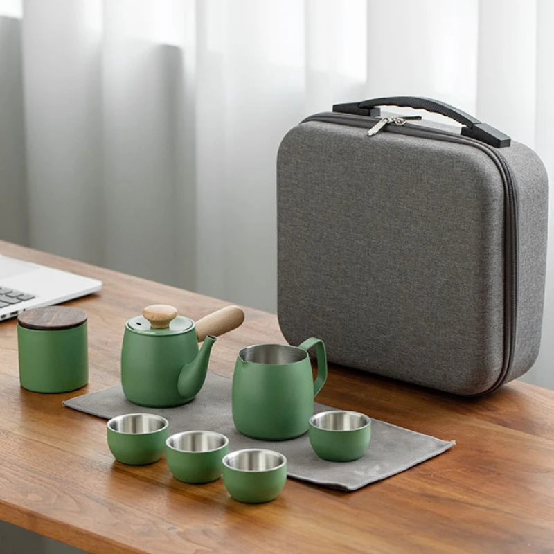 Coffeware-Set-Stainless-Steel-Outdoor-Travel-Portable-Coffee-Pot-Set ...