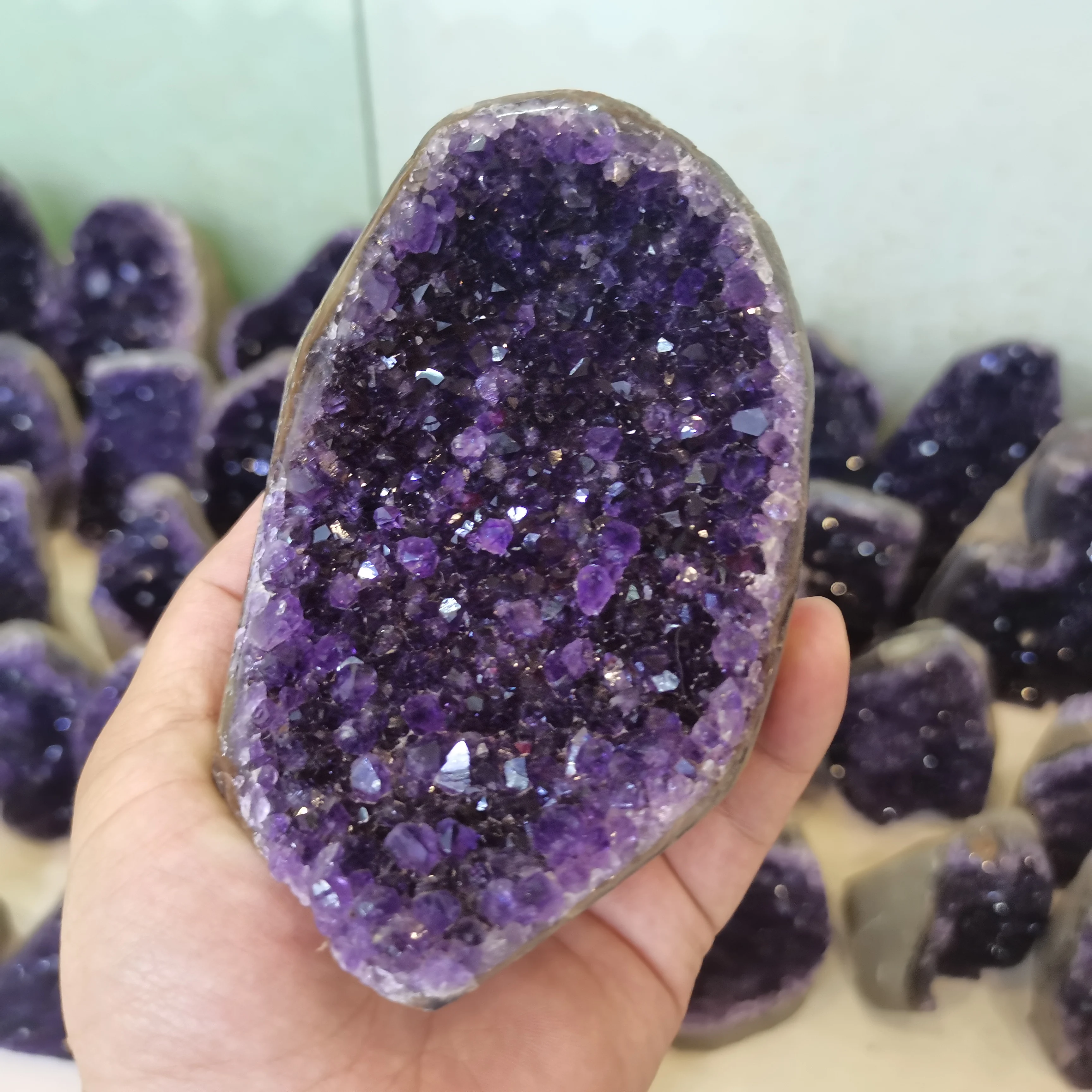 4kg-Natural-Amethyst-Stone-Geode-Crystal-Cluster-Home-Decoration-Raw ...