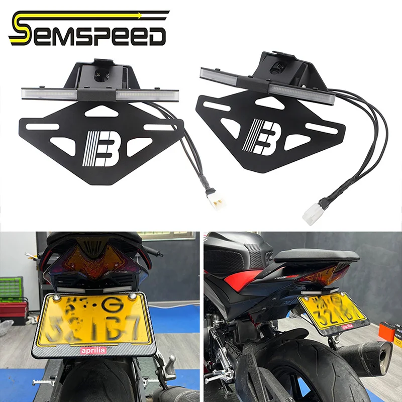 For-Aprilia-RS660-Motorcycle-Rear-License-Plate-Mount-Holder-Tidy-Tail ...