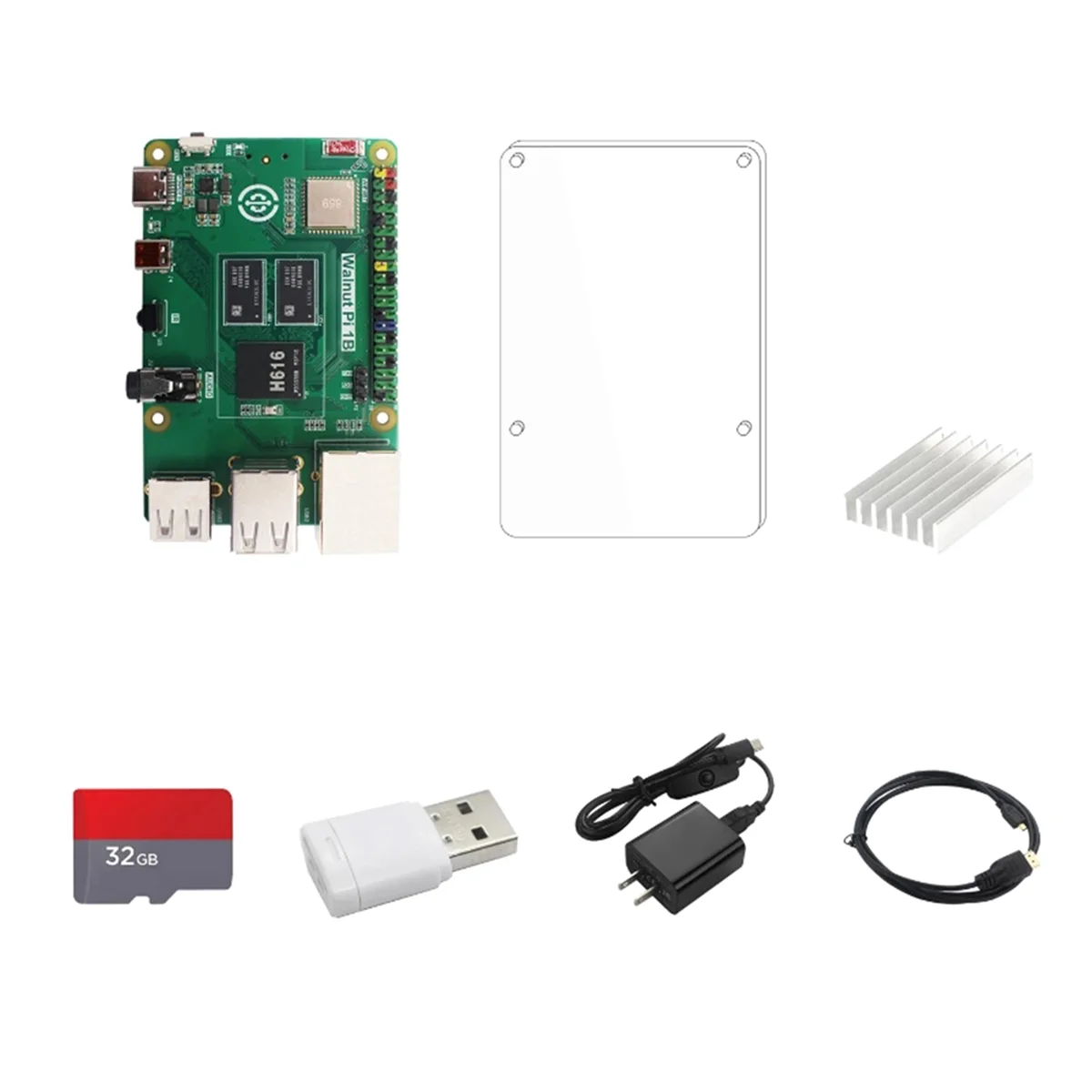 Walnut-Pi-1B-1GB-RAM-DDR3-Allwinner-H616-WiFi-Bluetooth-Mini-PC ...