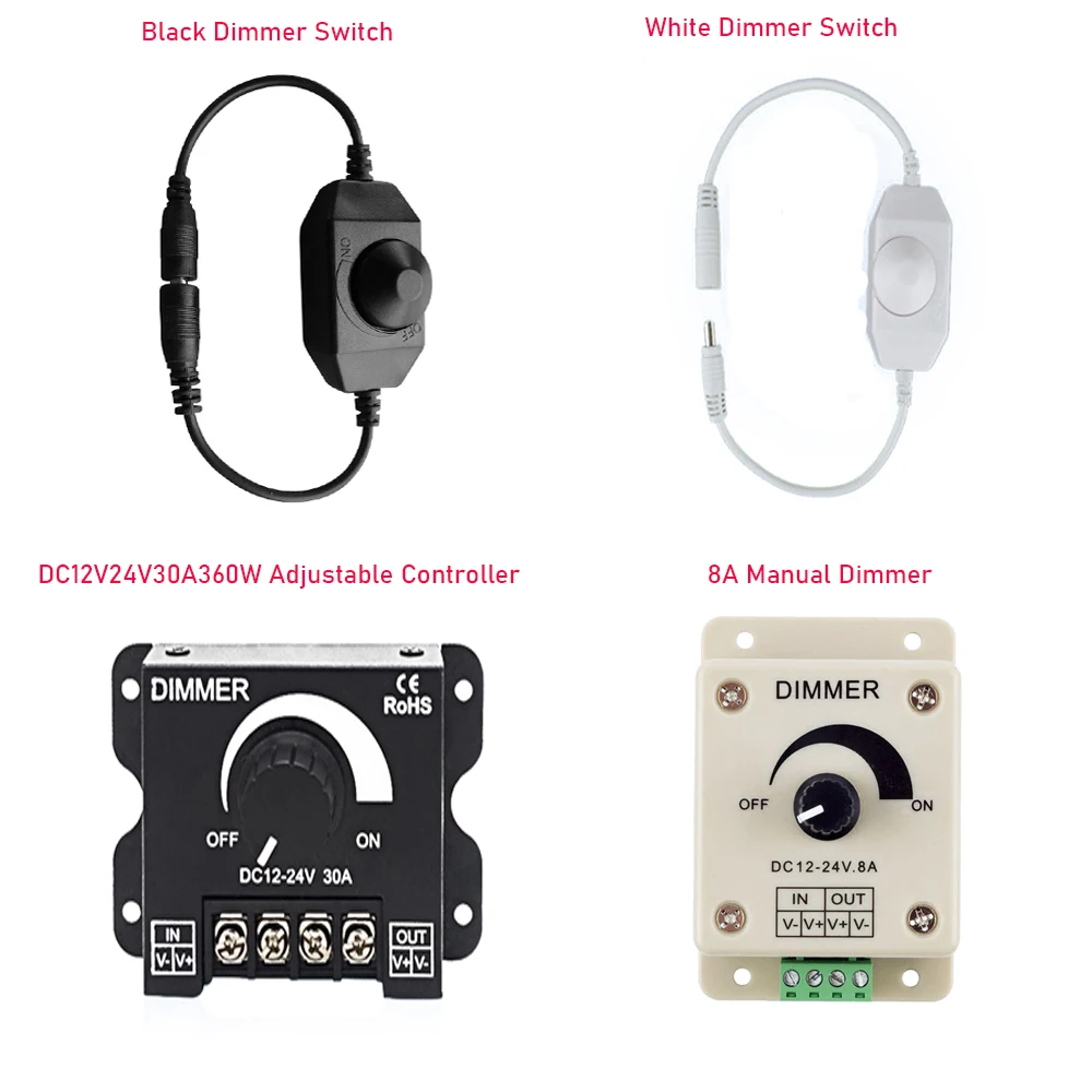 LED-Dimmer-Switch-Brightness-Adjust-Controller-for-3528-5050-5730-5630 ...