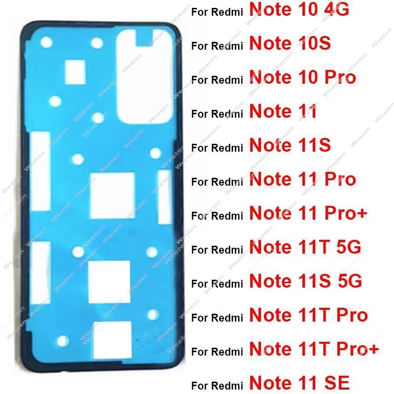 Back-Battery-Housing-Door-Cover-Adhesive-Sticker-Glue-Tape-For-Xiaomi ...